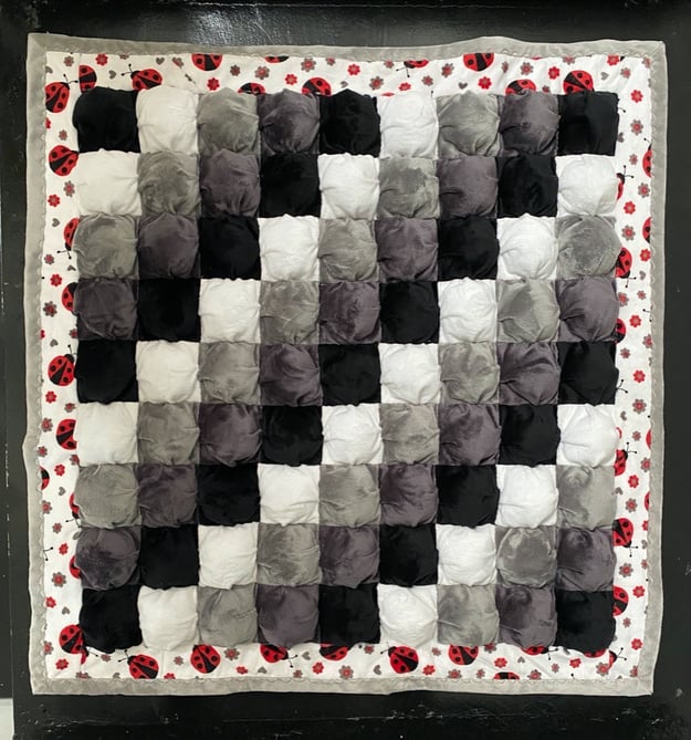 How to Make a Puff Quilt with Cuddle® Minky Fabric (& Free Puff Quilt Pattern)